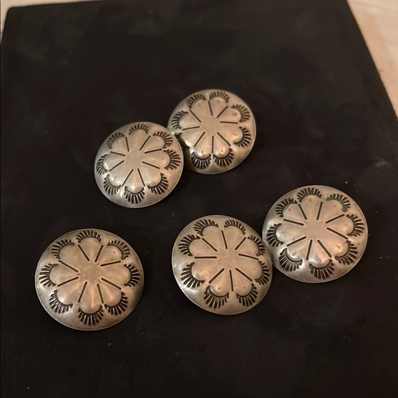 Accessories | Vintage Native American Silver Concho Buttons | Poshmark